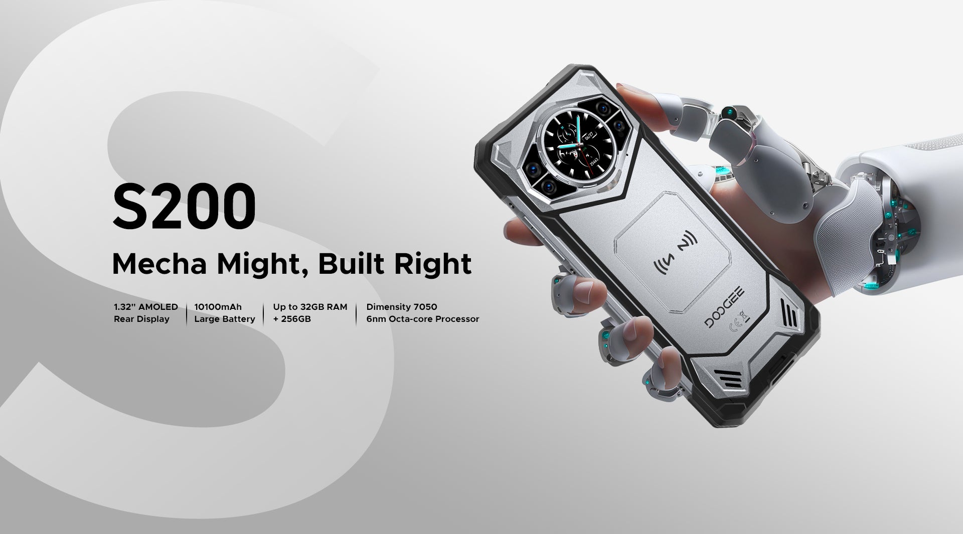 S200: Mecha Might, Built Right – doogee.com