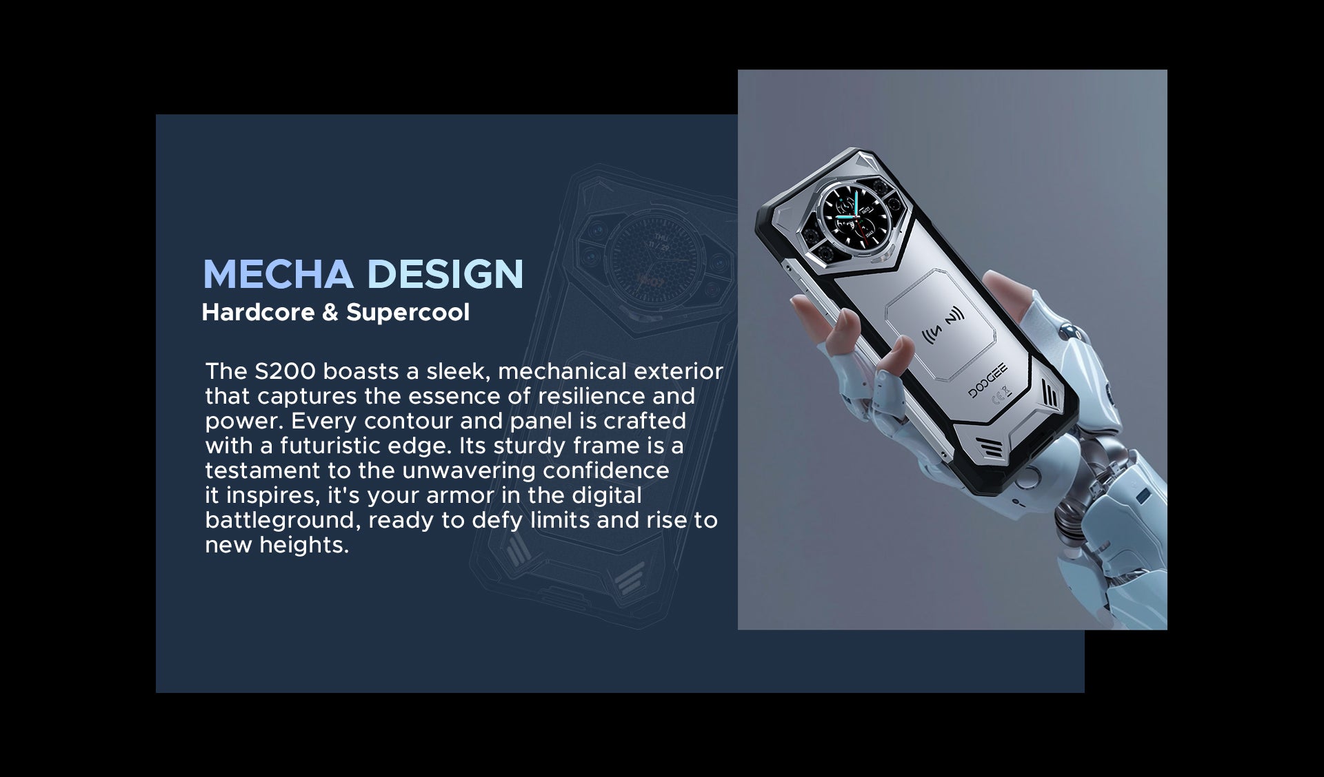 S200: Mecha Might, Built Right – doogee.com