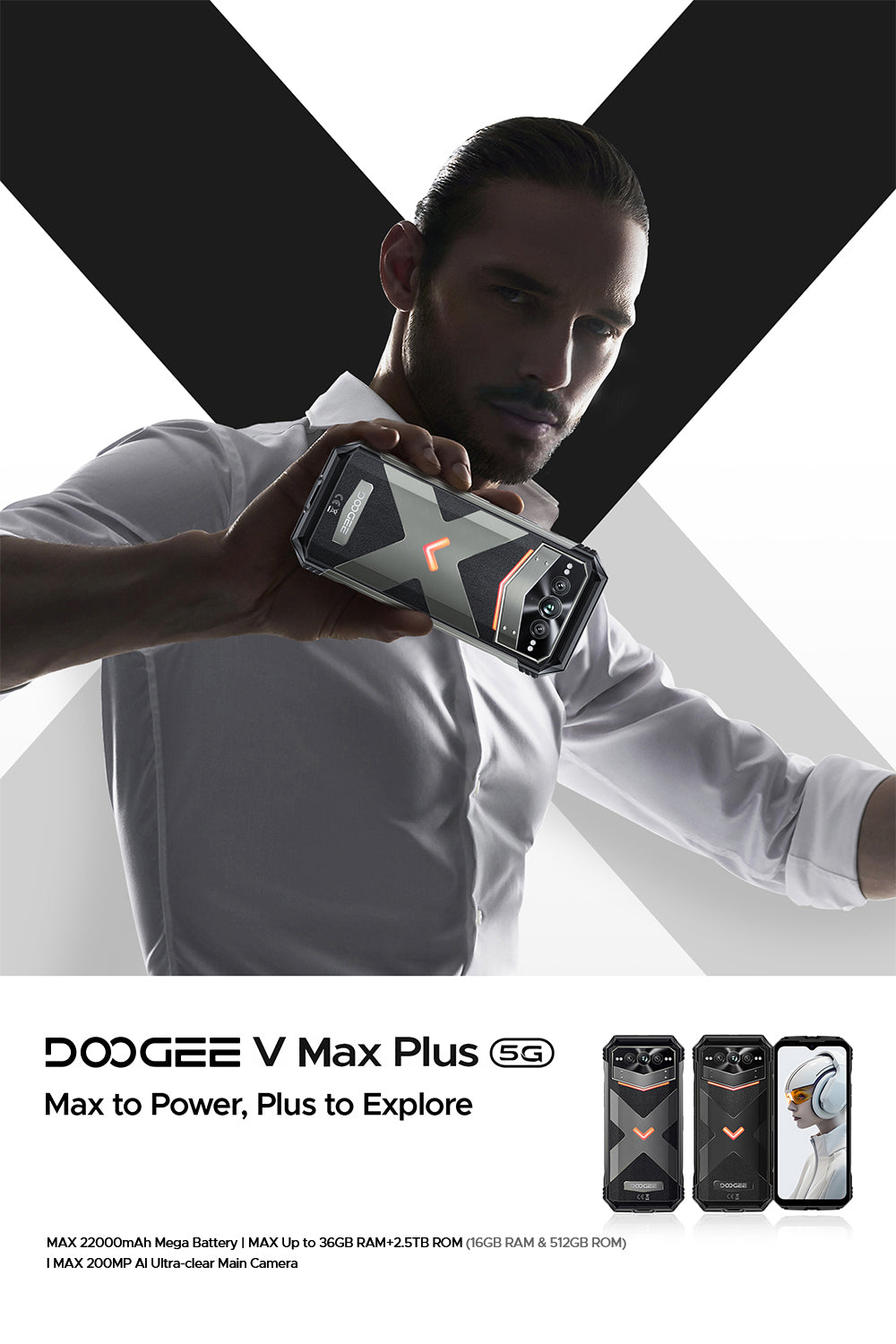 V Max Plus Max to Power, Plus to Explore – doogee.com