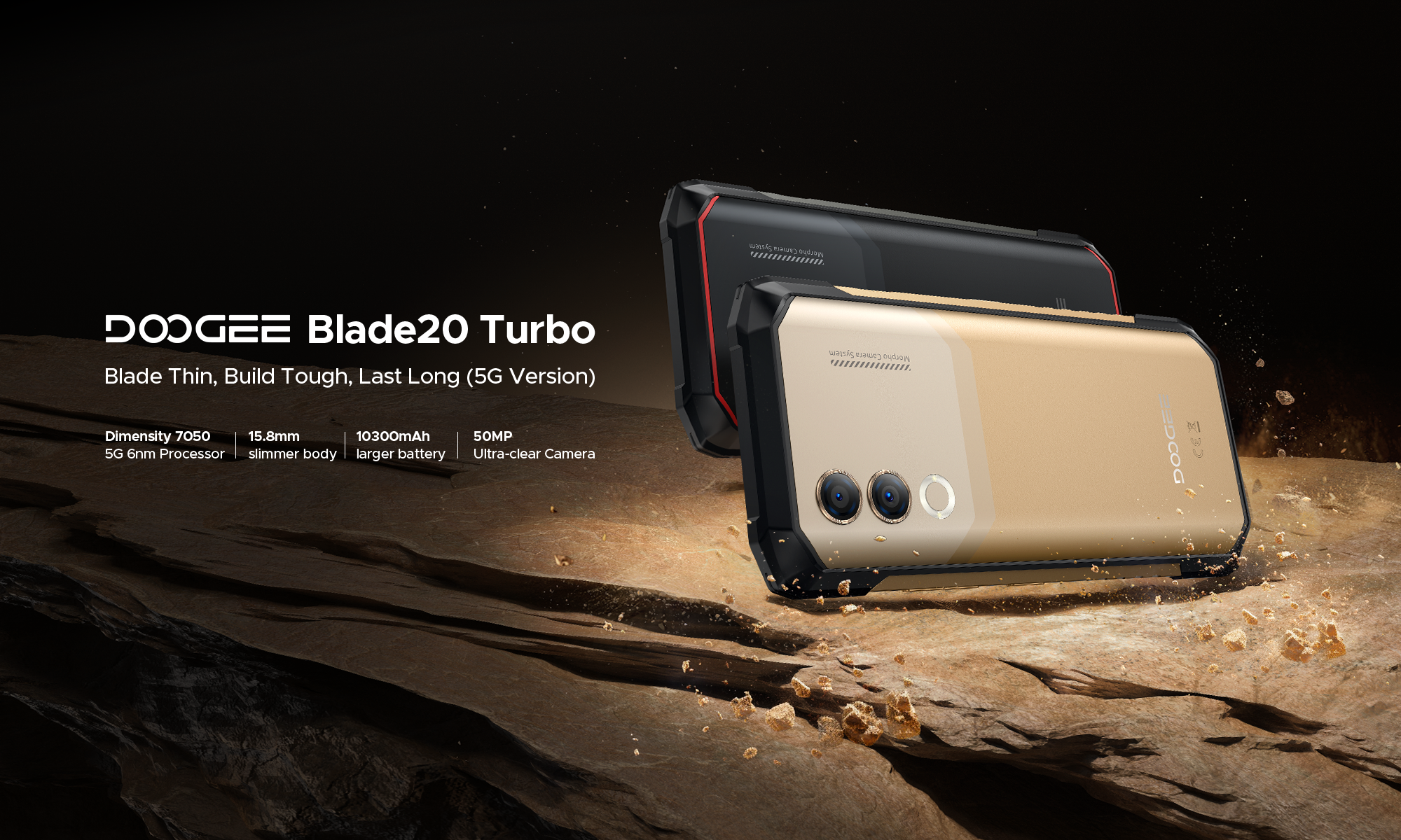 Blade20 Turbo Blade Thin, Build Tough, Last Long（5G Version） – doogee.com