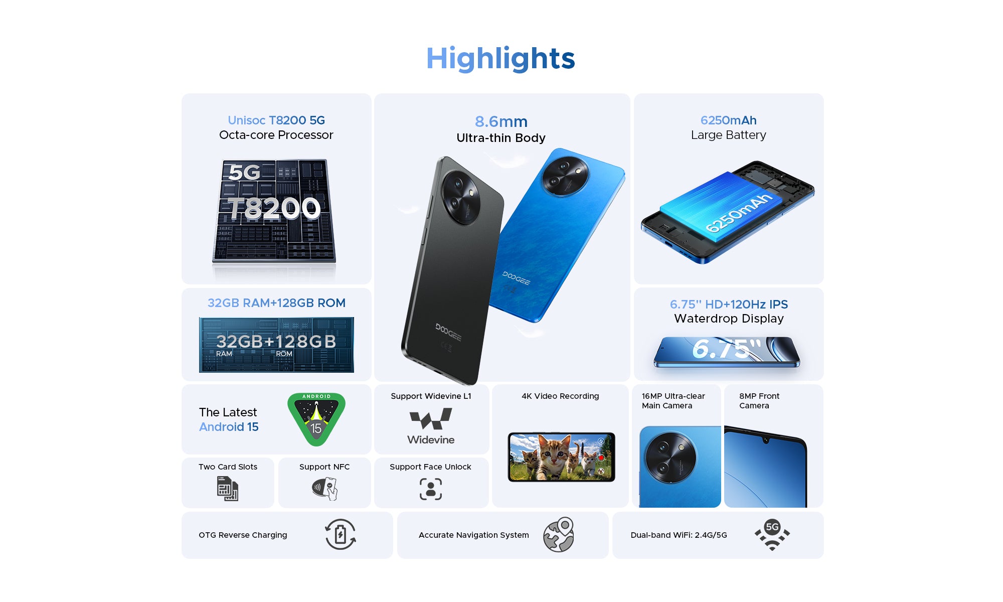 Note 59 5G Higher Speed, Larger battery Slimmer body – doogee.com