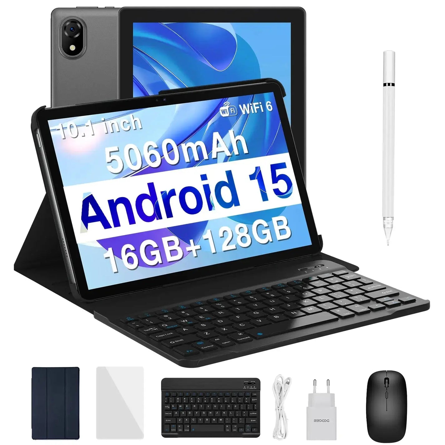 DOOGEE U10 Android 15 10.1" inch 5060mAh Tablet with Accessories ...