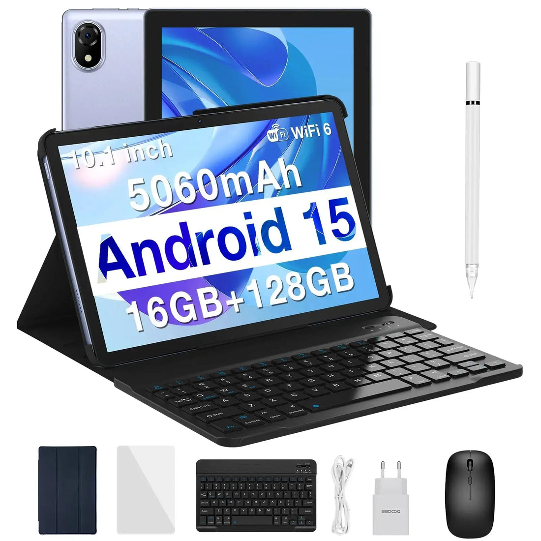 DOOGEE U10 Android 15 10.1" inch 5060mAh Tablet with Accessories ...